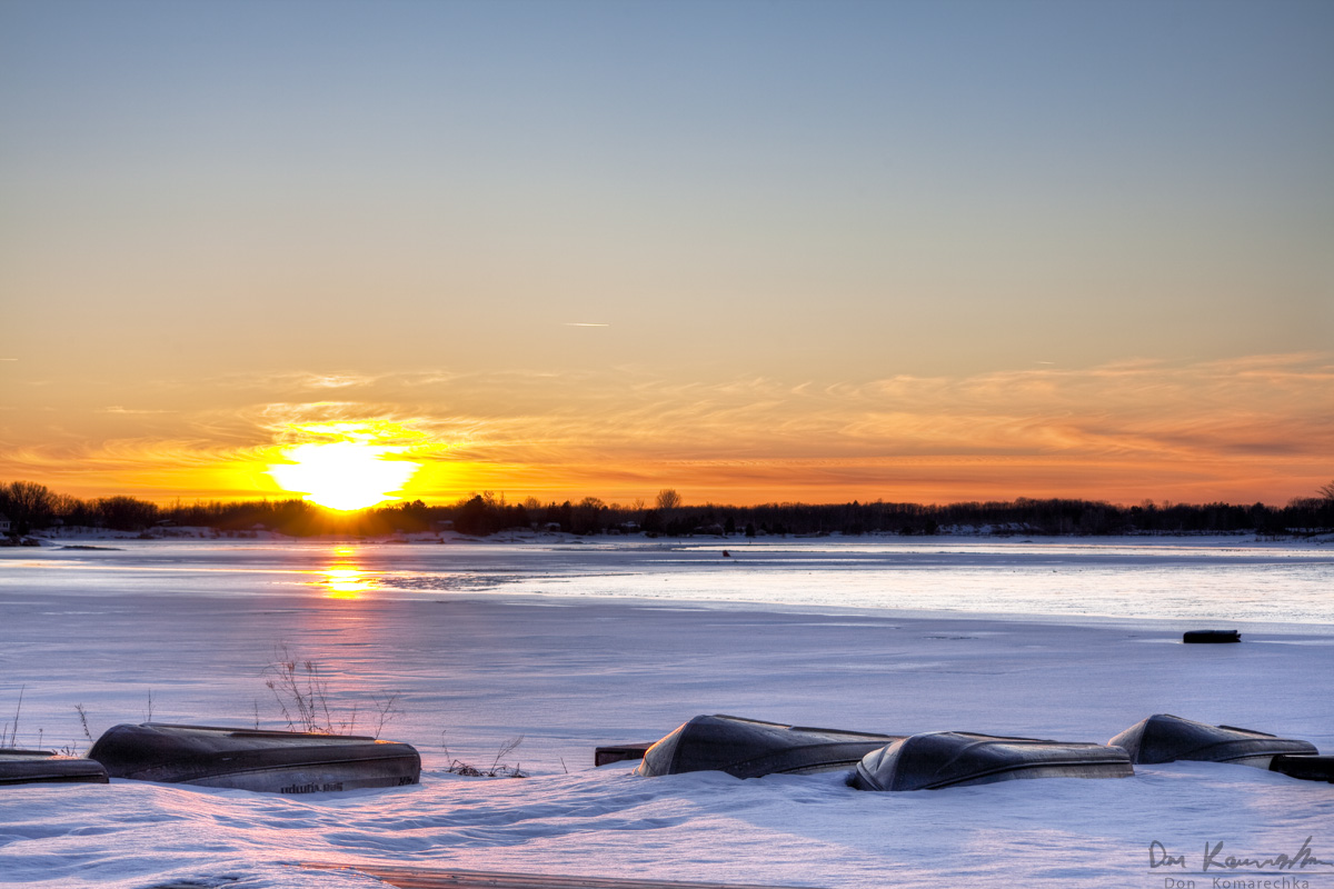 Don Komarechka Photography, Barrie Ontario » Port Severn Sunset